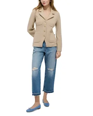 ALEX MILL Sweater Jacket - Sand
