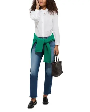 ALEX MILL Chantilly Ruffled Cotton Shirt