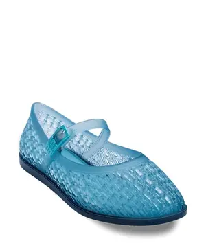Melissa Harper Ballerinas - Transparent Blue