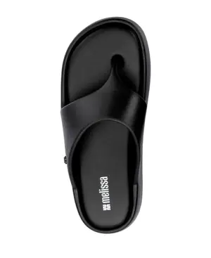 Melissa Free Thong Platform Sandals - Black