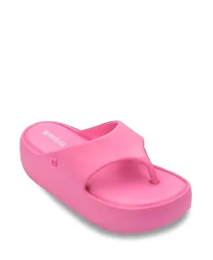 Melissa Free Thong Platform Sandals - Pink