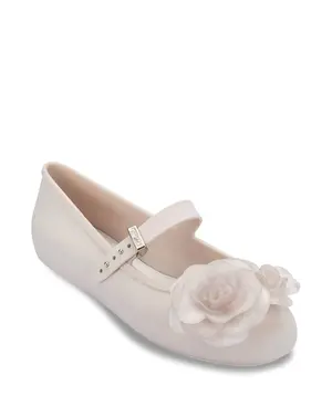 Melissa Soft Petals Ballerinas - Beige