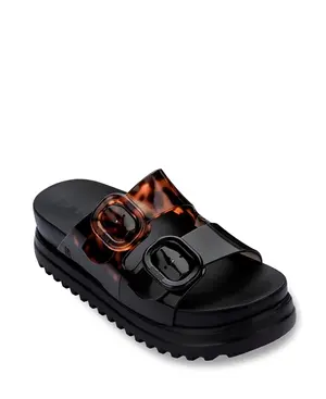 Melissa Cozy Platforms - Black/tortoiseshell