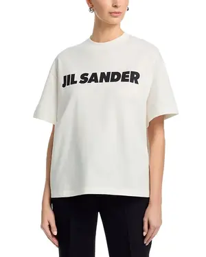 JIL SANDER Oversized Logo Tee