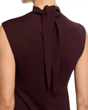 JIL SANDER Double Layer Midi Dress - Plum