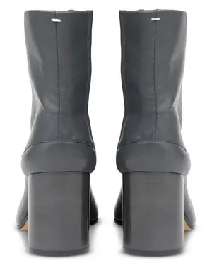MAISON MARGIELA Tabi Leather Ankle Boots - Grey