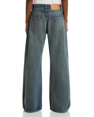 MAISON MARGIELA Low Rise Wide Jeans