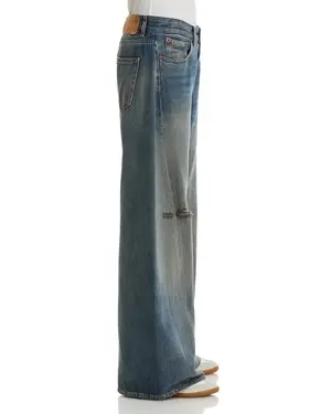 MAISON MARGIELA Low Rise Wide Jeans