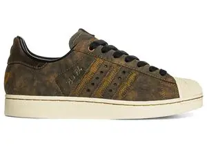 Adidas Superstar Brock Purdy Sneakers - Black/brown/off White