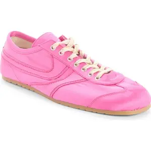 Dries Van Noten Slim Satin Sneakers - 304 Fuschia