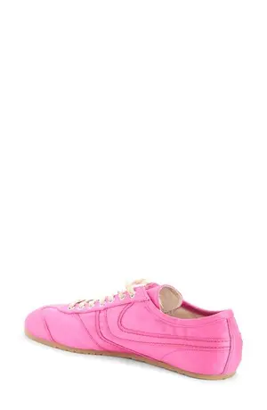 Dries Van Noten Slim Satin Sneakers - 304 Fuschia