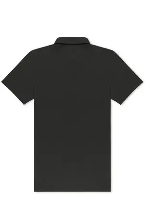 DALIX Ghost Midweight Short Sleeve Polo Shirt - Charcoal