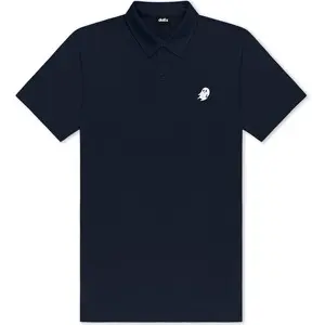 DALIX Ghost Midweight Short Sleeve Polo Shirt - Navy