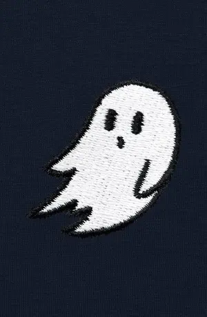 DALIX Ghost Midweight Short Sleeve Polo Shirt - Navy