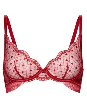 Hunkemoller Cordelie Non-padded Underwired Bra - Chili Pepper