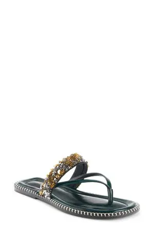 Dries Van Noten Sequin Embellished Slide Sandal