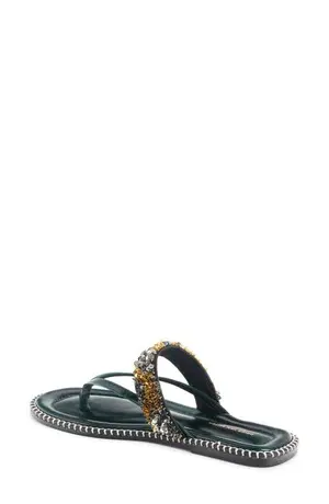 Dries Van Noten Sequin Embellished Slide Sandal