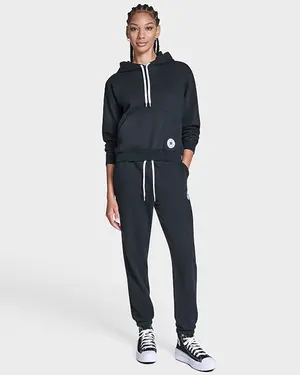 CONVERSE Chuck Taylor Patch French Terry Pullover Hoodie - Converse Black