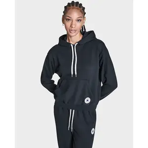 CONVERSE Chuck Taylor Patch French Terry Pullover Hoodie - Converse Black