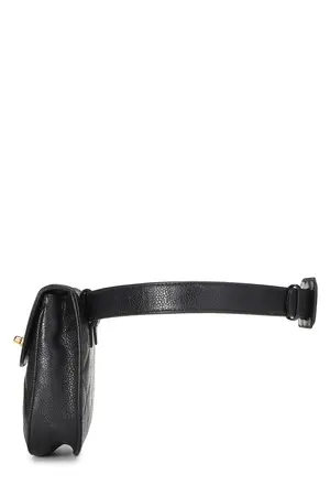 Chanel Quilted Caviar Leather Belt Bag