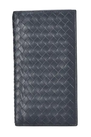 Bottega Veneta Intrecciato Long Wallet - Blue
