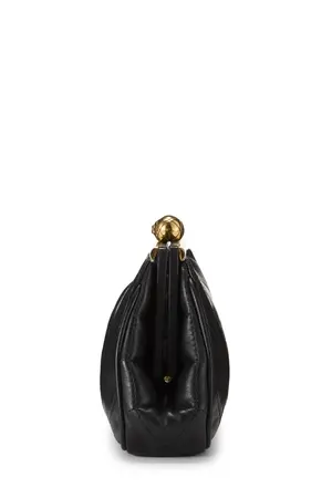 Chanel Lambskin Kiss Lock Clutch