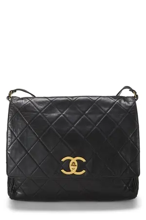 Chanel Quilted Lambskin Messenger Bag