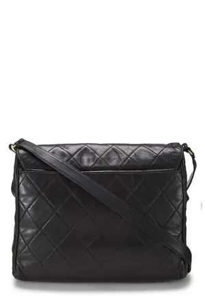 Chanel Quilted Lambskin Messenger Bag