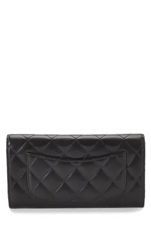 Chanel Lambskin Classic Long Flap Wallet