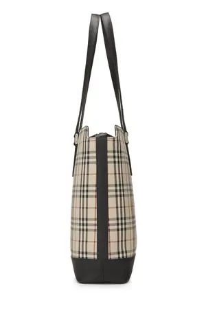 Burberry House Check Jacquard Zip Tote