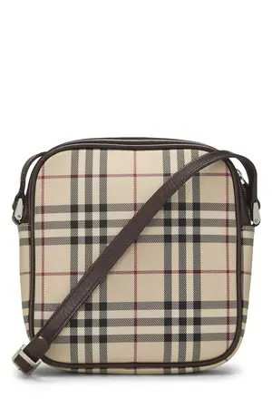 Burberry House Check Vertical Camera Bag