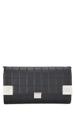 Chanel Lambskin Chocolate Bar Clutch