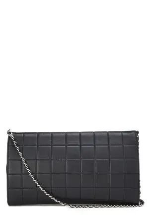 Chanel Lambskin Chocolate Bar Clutch