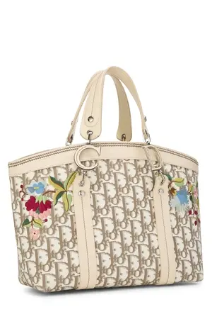 Dior Floral Embroidered Handbag