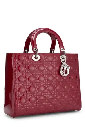 Dior Cannage Quilted Lady - Red