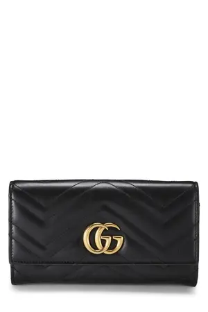 Gucci Gg Marmont Continental Wallet - Black