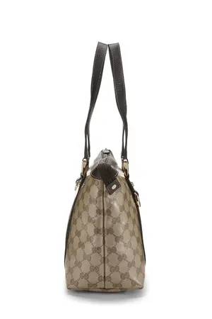 Gucci Original Gg Crystal D-ring Abbey Zip Tote