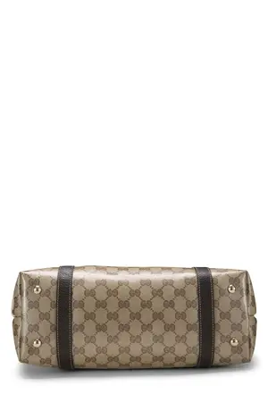 Gucci Original Gg Crystal D-ring Abbey Zip Tote