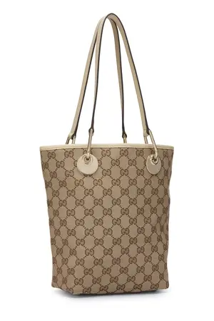 Gucci Original Gg Eclipse Bucket Bag - Beige