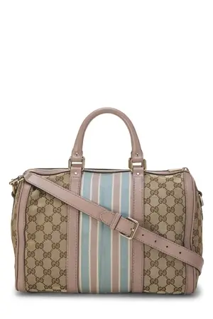 Gucci Original Gg Canvas Boston Handbag - Purple