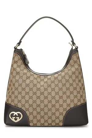 Gucci Original Gg Lovely Heart Hobo - Beige
