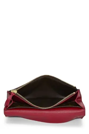 LOUIS VUITTON Monogram Canvas Emilie Wallet - Red