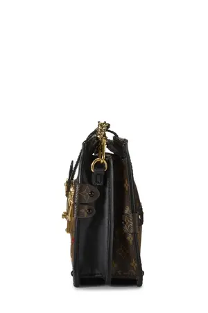 LOUIS VUITTON Monogram Reverse Trunk Clutch - Brown