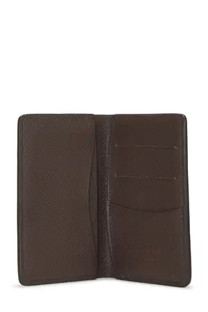 LOUIS VUITTON Damier Ebene Pocket Organizer - Brown