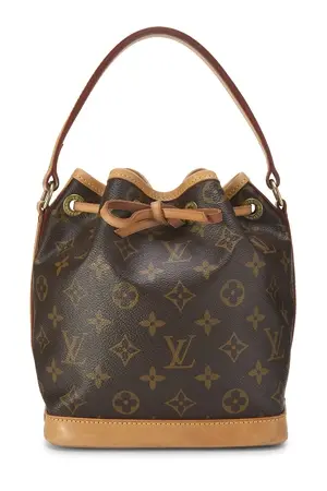 LOUIS VUITTON Monogram Noé Bucket Bag - Brown