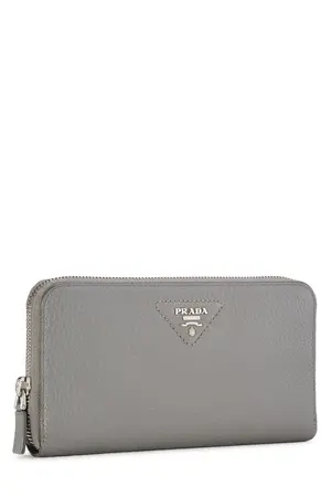 Prada Vitello Daino Zip Around Wallet
