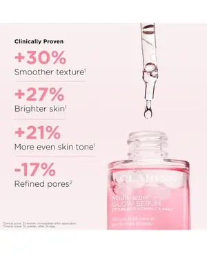 Clarins Multi-active Brightening Glow Serum - No Color