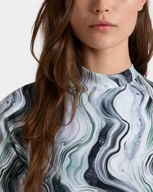 Vilebrequin Long Sleeve Marble Print Rashguard