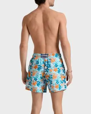 Vilebrequin Printed Swim Trunks - Blue