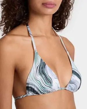 Vilebrequin Triangle Bikini Top Marble Swimwear Fleur